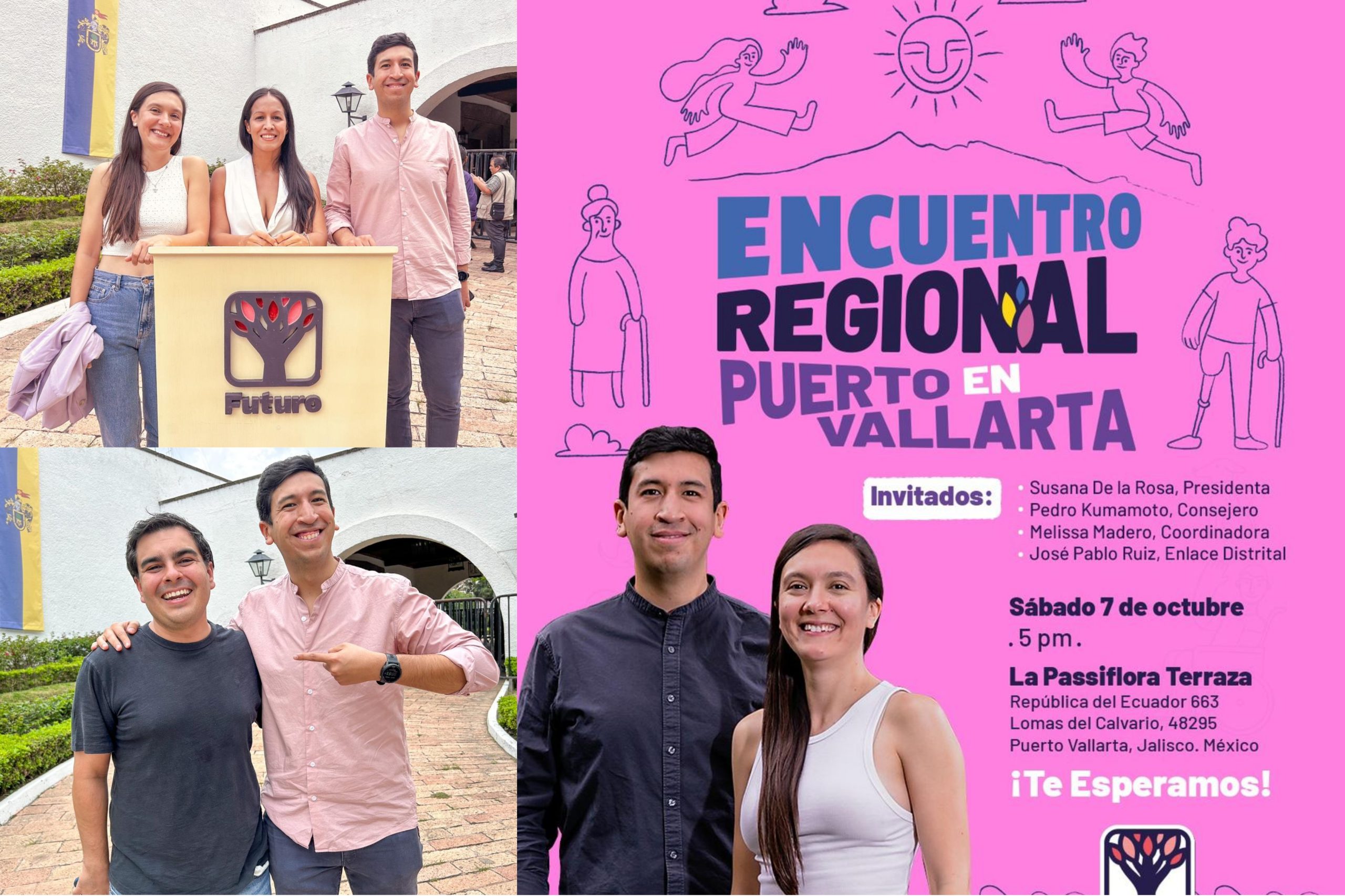 Pedro Kumamoto Y Susana De La Rosa Presidenta De Futuro Tendrán